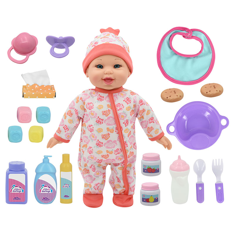 12” Bouncing Baby Playset - New Adventures